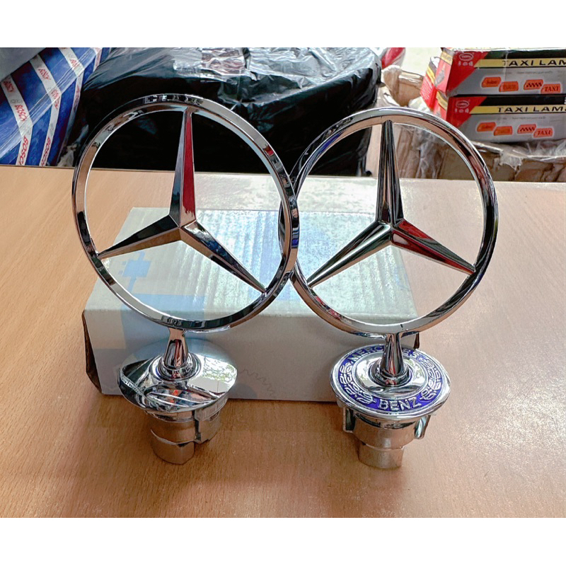 Nodding Mercedes hood logo Genuine product | Shopee Philippines