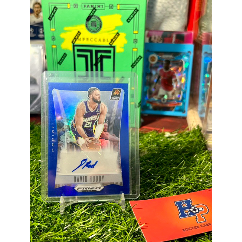 David Roddy Signature Basketball Card 49/49 Panini Prizm Deca 2023/24 ...