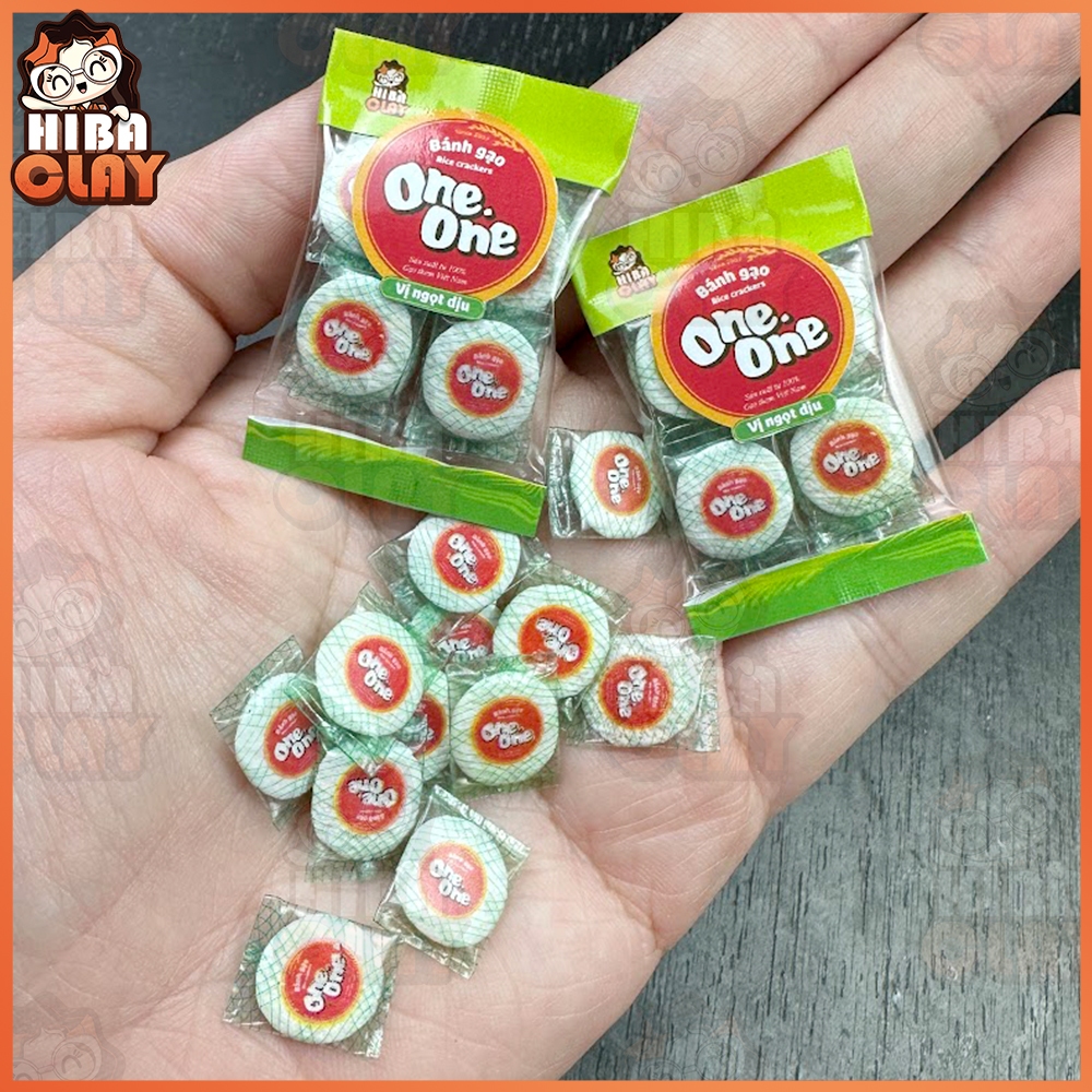 Mini Food round rice cake package model (8 cakes), miniature Food, mini ...