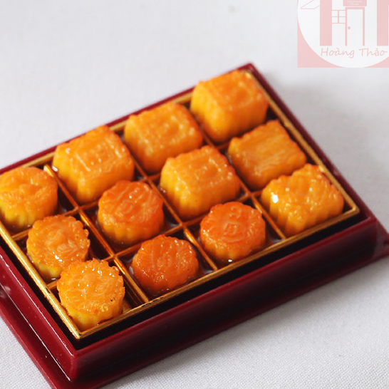 Moon cake tray model to decorate dollhouses and miniatures | Shopee ...