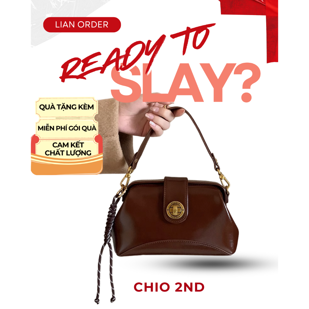 GENUINE Chio 2nd Women's Bag, Classic Retro Folding Style, Size 22 ...