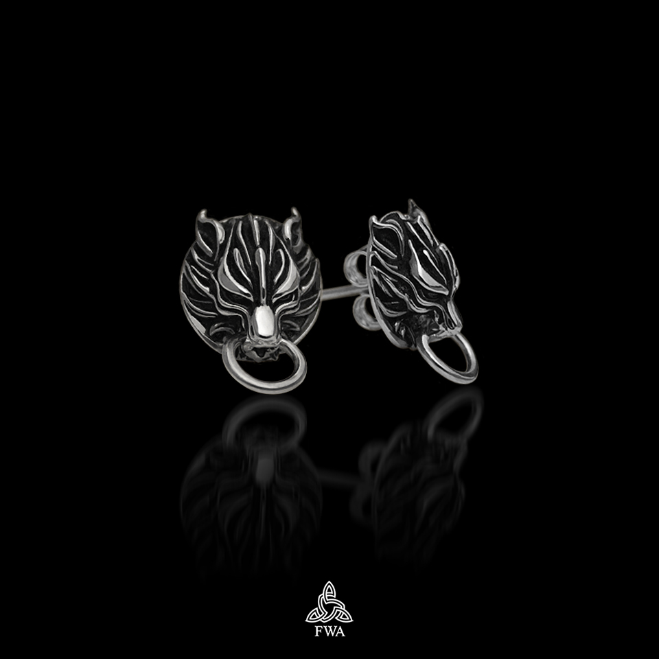 FWA Cloudy Wolf Men's Silver Piercings - FF | Shopee Philippines