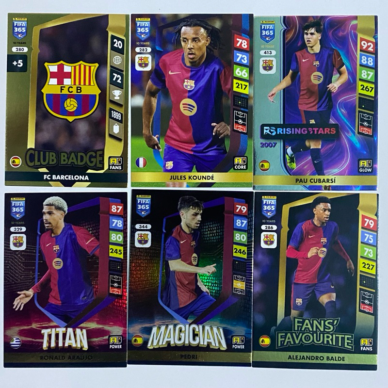 Lot of Barcelona football cards - Panini Fifa 365 - Kaunde, Cubarsi ...