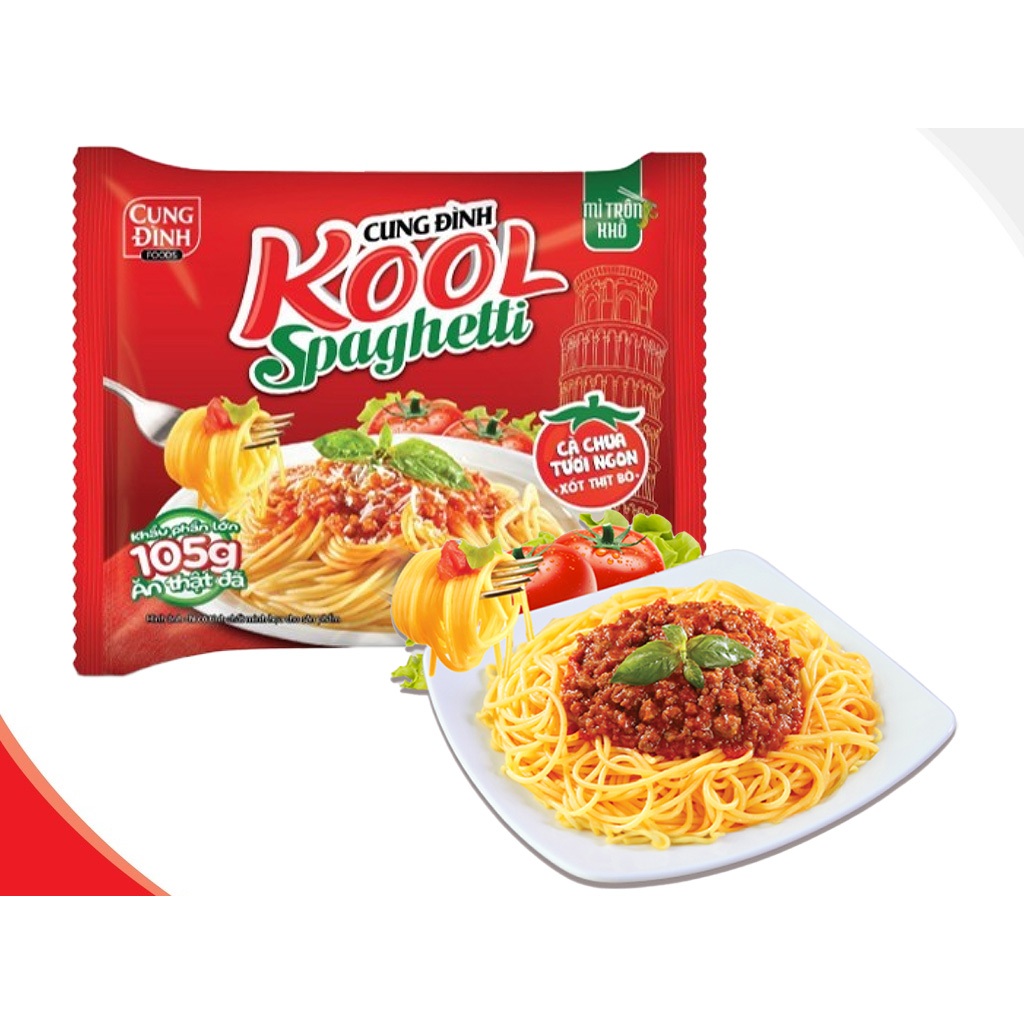 Kool Spaghetti Royal Mixed Noodles 30 packs x 105g (with minced beef ...