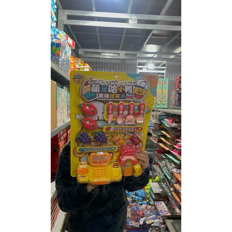 Mini SUPERMARKET TOY SET – CASHIER MACHINE, FULL TOOLS! | Shopee ...