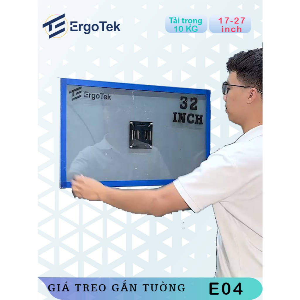E04 Ergotek - Super wall-mounted computer monitor mount - 17-27inch | Shopee Philippines