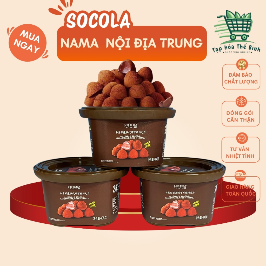 Nama Domestic Chocolate, box of 408g, box of 80 pieces, ONLY SEND IN ...
