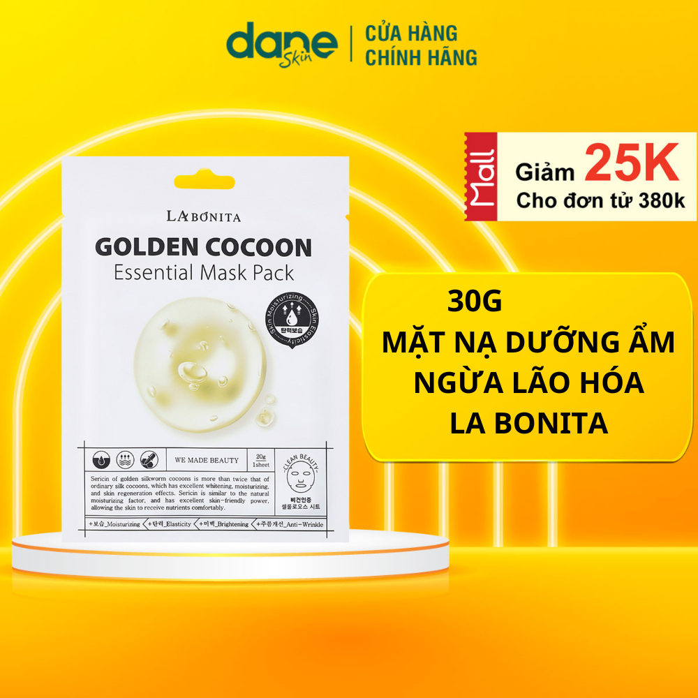 La Bonita Golden Cocoon Essential Mask Pack 20g | Shopee Philippines