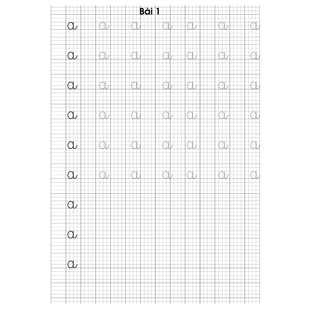 Set of 40 pages of exercises to practice writing letters for grade 1 ...
