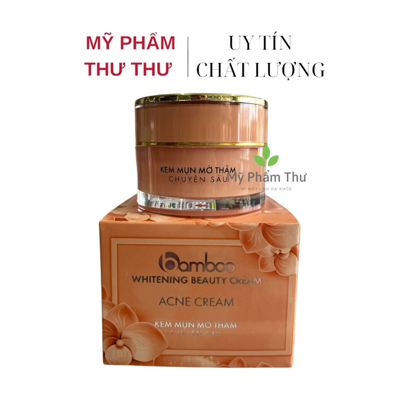 Bamboo Cream Supports Intensive Acne and Scars Prevention 25g | Shopee ...