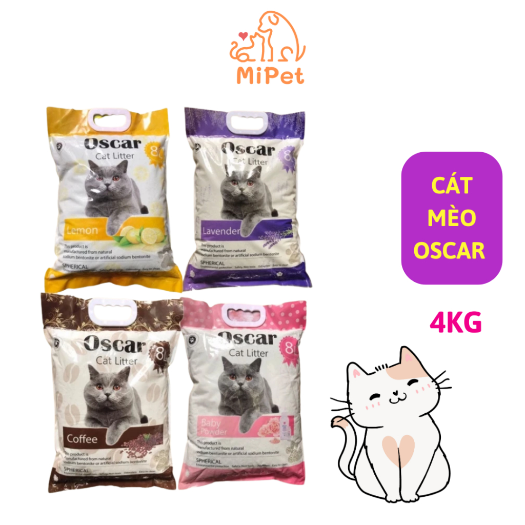 Oscar Cat Cat 4KG Bag of Good Clumping Sand, Low Dust, Disinfectant ...