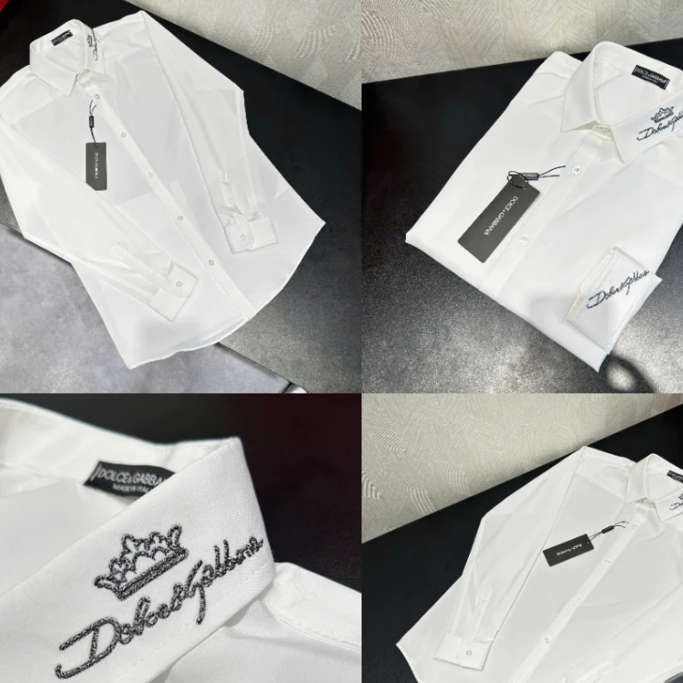 Men's White Shirt with Purl Letters - Somi Shirt for Men and Women ...