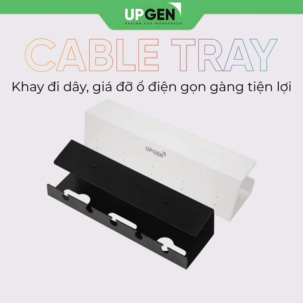 UPGEN Cable Tray - Neatly Hides Sockets, Heat Resistant, Easy to ...