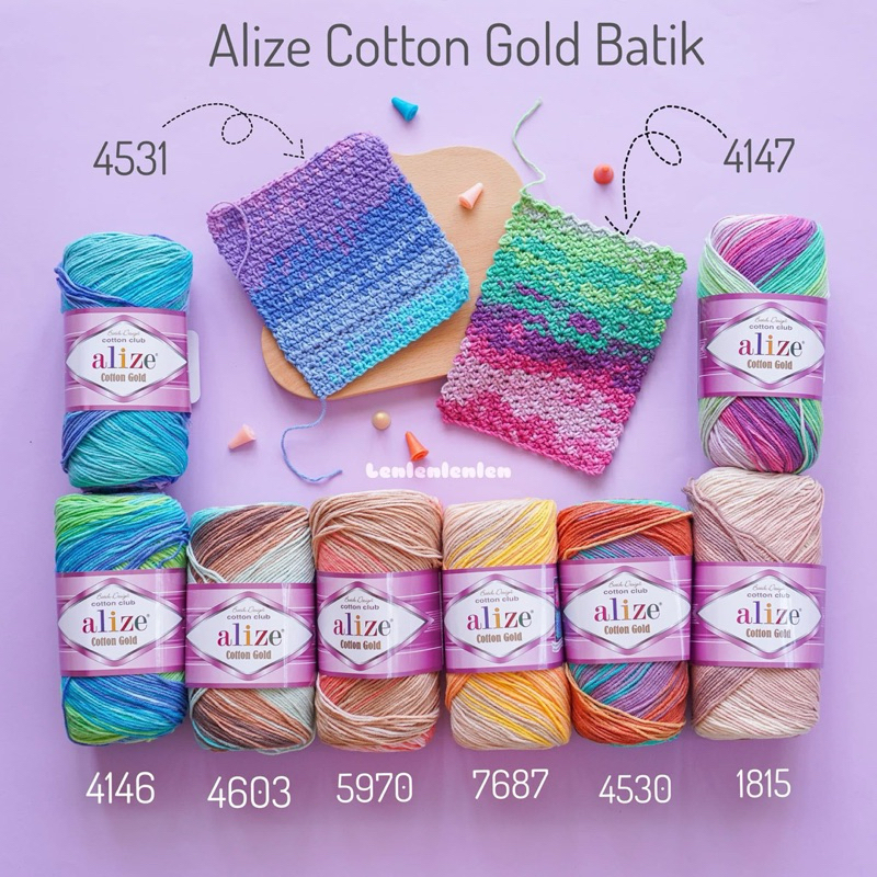 Alize cotton Gold Batik wool - premium imported cotton wool [Wool Len ...