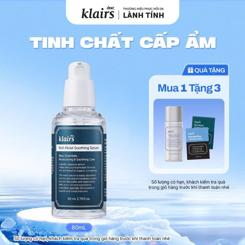 Dear, Klairs Rich Moist Soothing Serum 80ml | Shopee Philippines