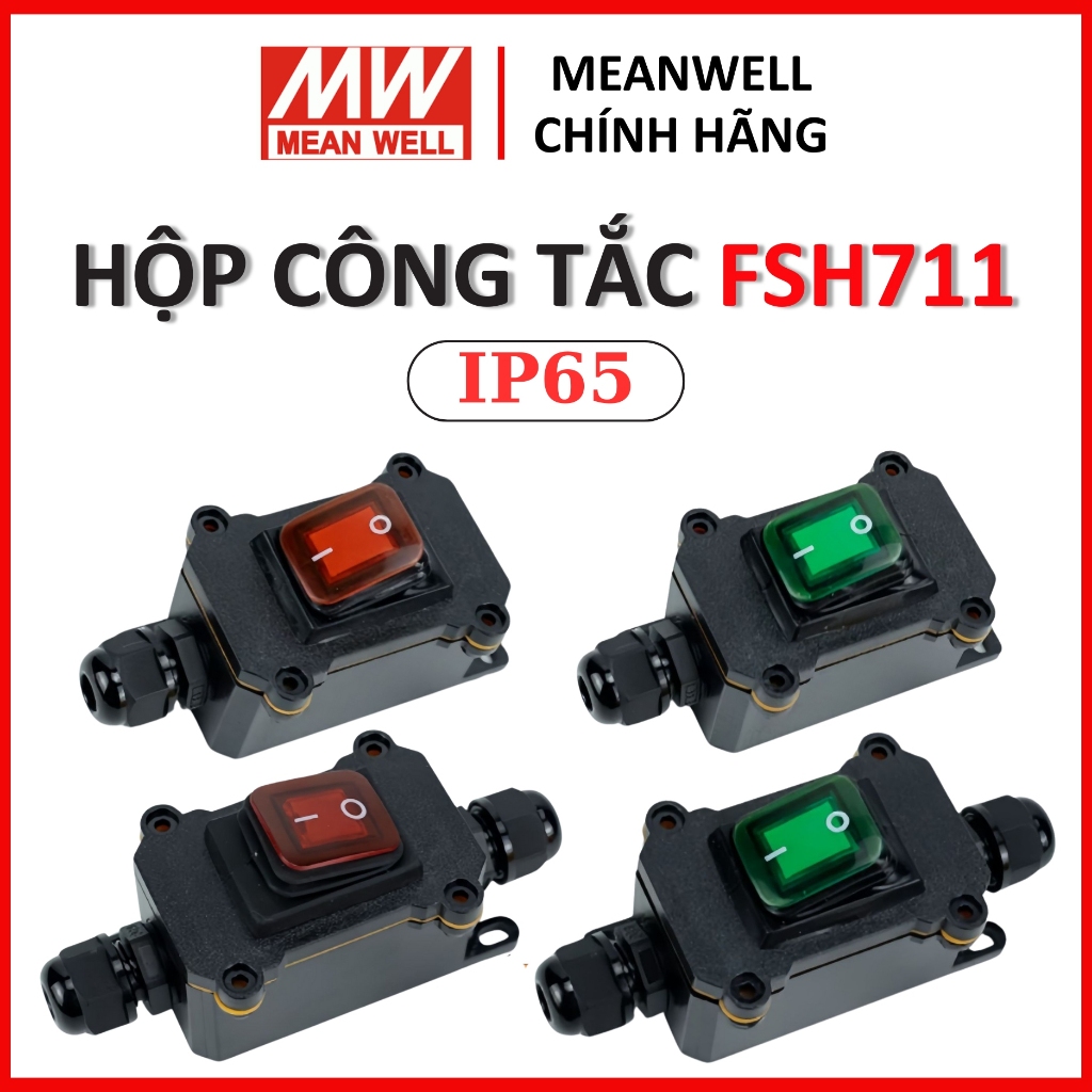 On/off switch box with 1 position, 1 end, 1 position, 2 led lights ...