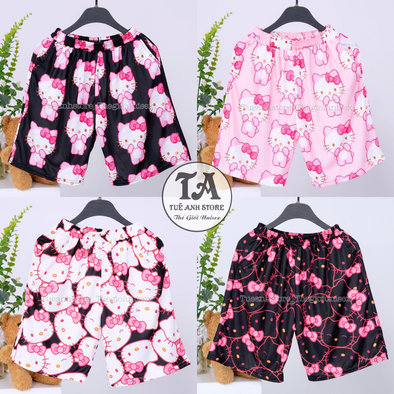 Q01- Hello Kitty Cute Cat - Cartoon Shorts for Men and Women Cartoon 38 ...