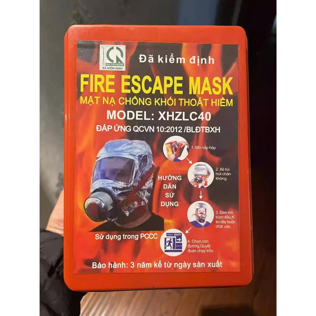 XHZL40 Fire Prevention Mask, Escape Mask, Smoke Suffocation Prevention ...