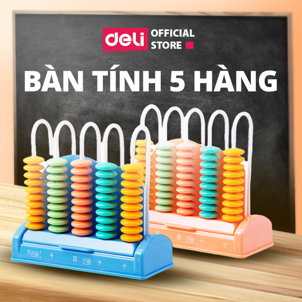 Smart Abacus for Children 5 Deli Rows in Many Sizes, Supports Effective ...