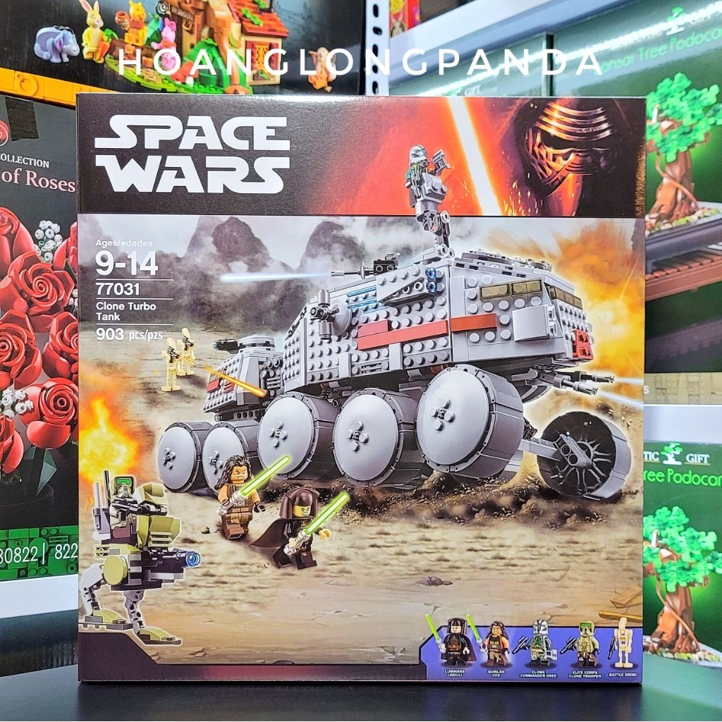 [Starwars] Turbo Tank assembly toy Version 77031 | 75151 Clone Turbo ...