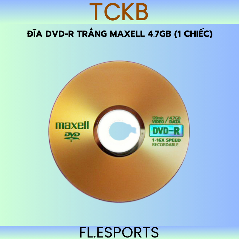 Good quality Maxell 4.7GB DVD-R blank disc Made in Taiwan (Quantity ...