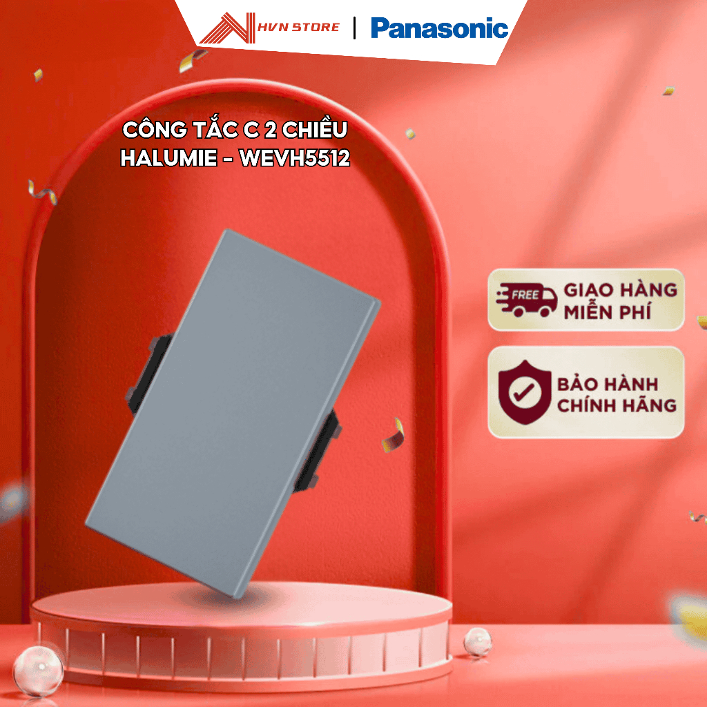 Panasonic Halumie 16A Large 2-Way Switch White, Metallic Gold, Metallic ...