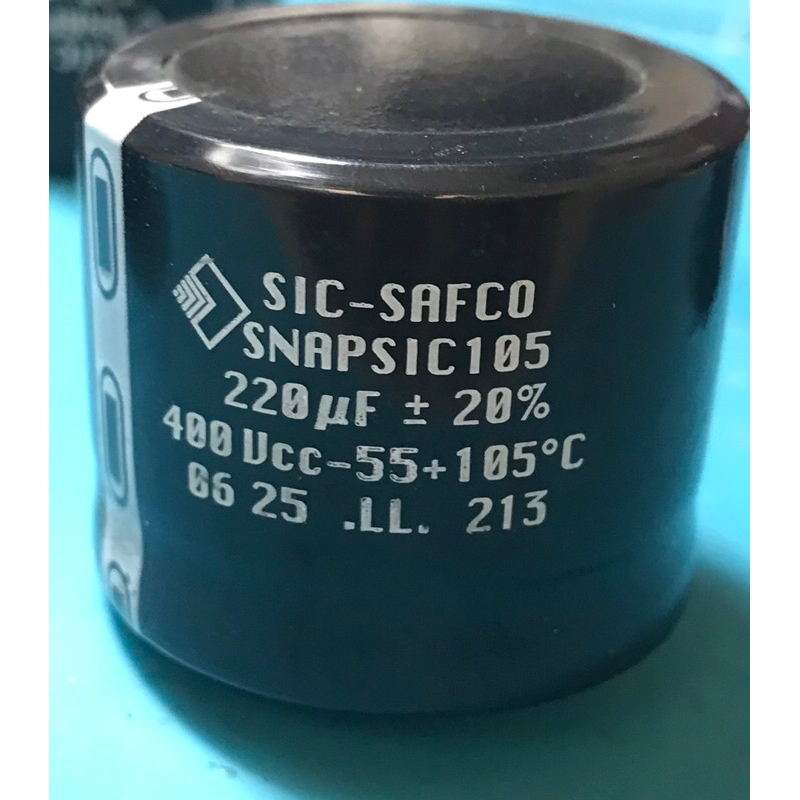 European Sic-Safco 220uf 400v capacitor (disassembled) | Shopee Philippines