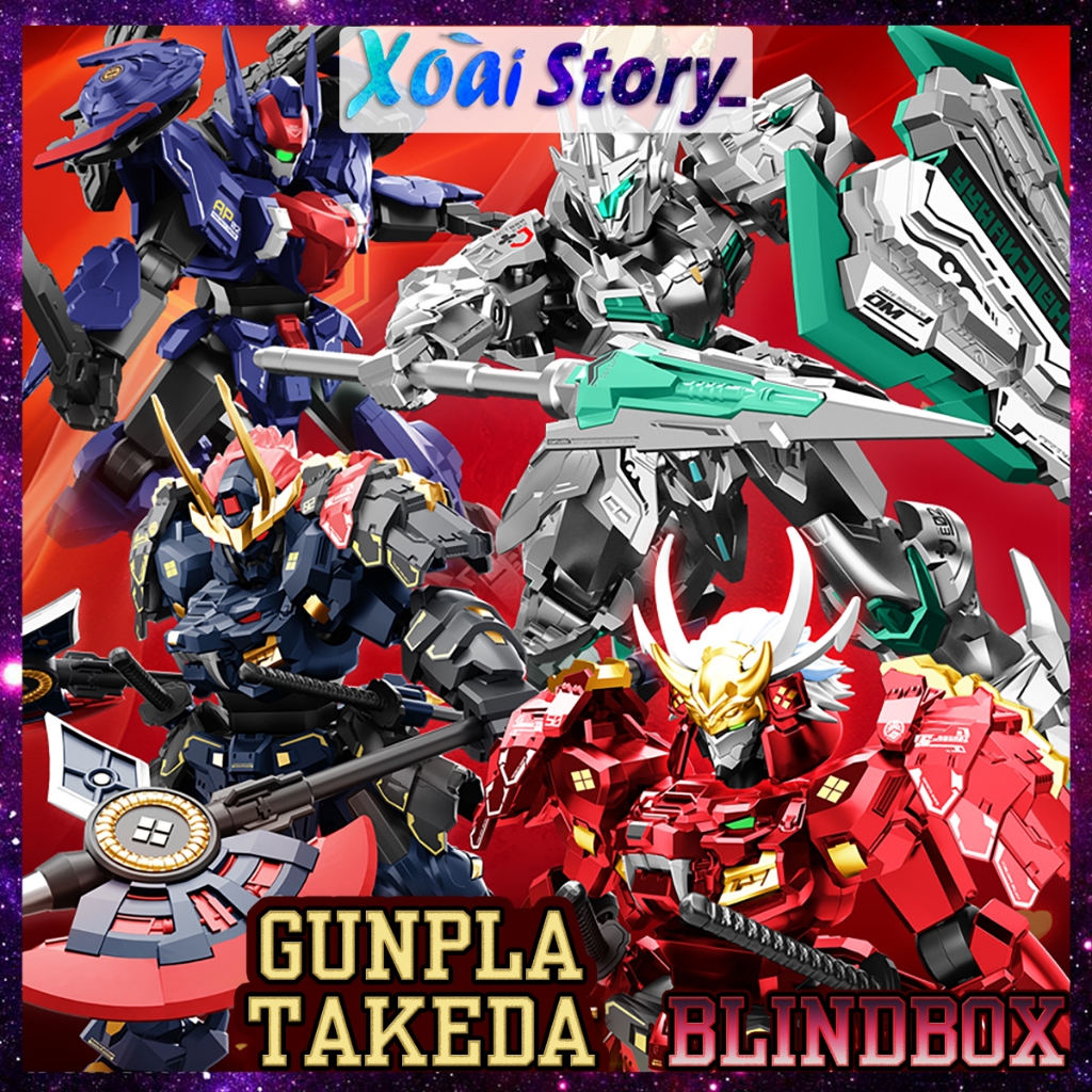 [BLIND BOX] Gunpla assembly model of Takeda, Date, Lancelot, Wucheng ...
