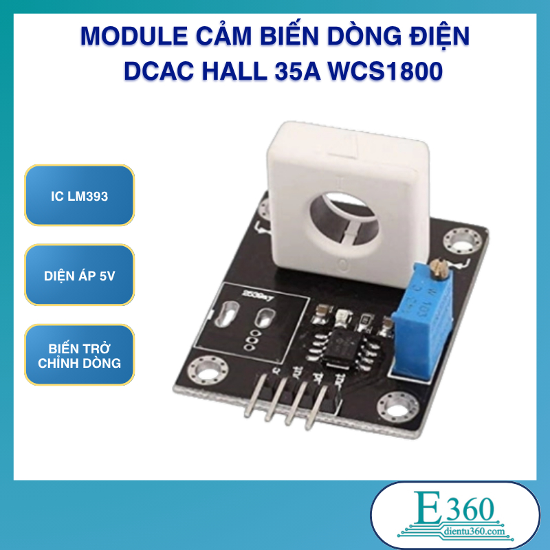 DC/AC Hall Current Sensor Module 35A WCS1800 | Shopee Philippines