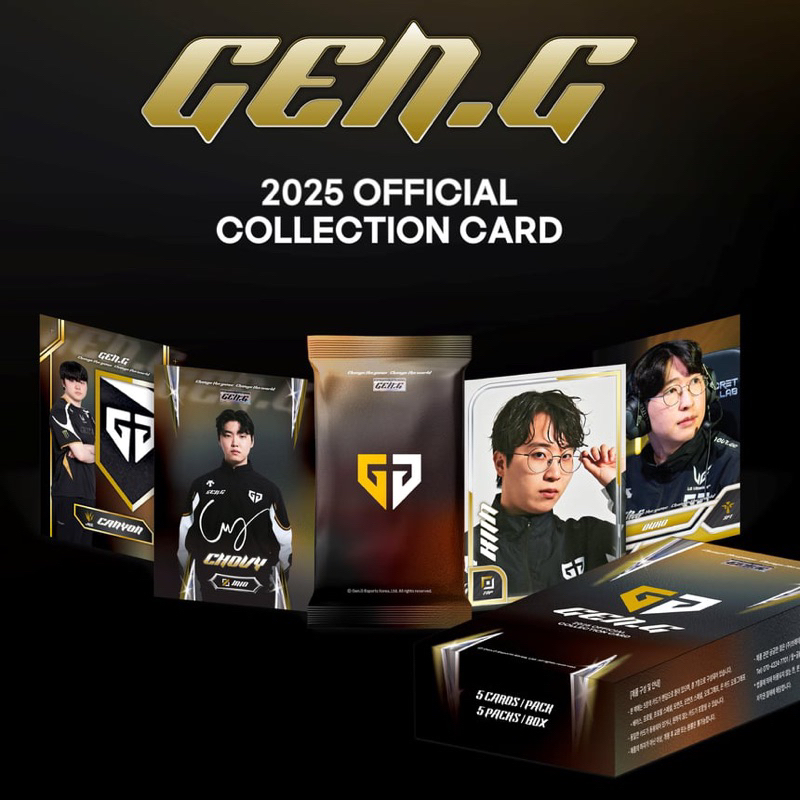 (READY OFF) SEPARATE CARD GEN.G-2025(chovy/ruler/kiin/duro/canyon ...