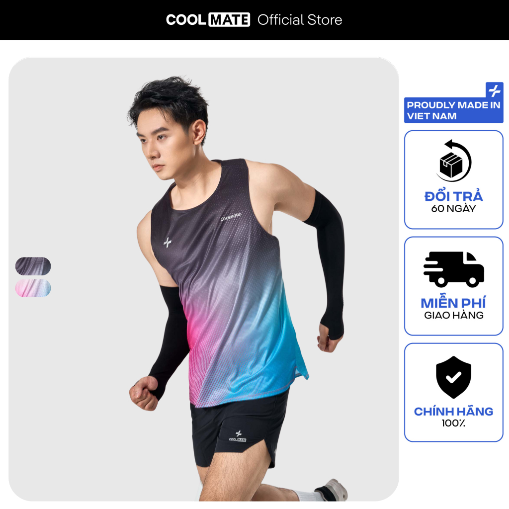 AirRush Gradient running Singlet Coolmate breathable and absorbent ...