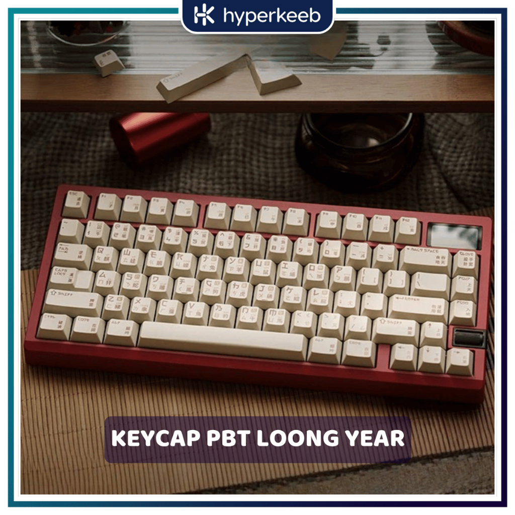 - Long Nien Letter Keycap, Bilingual English and Chinese, Thick PBT ...