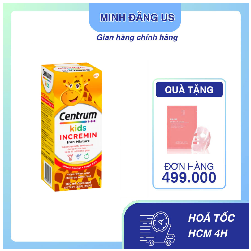 Centrum Kids Incremin Iron Mixture Anorexia Syrup from Australia ...
