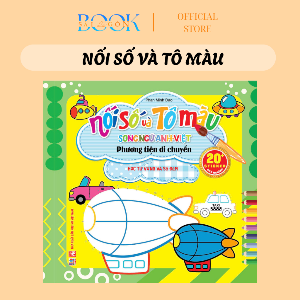 Number Matching and Coloring Book - Transportation (VTC) | Shopee ...