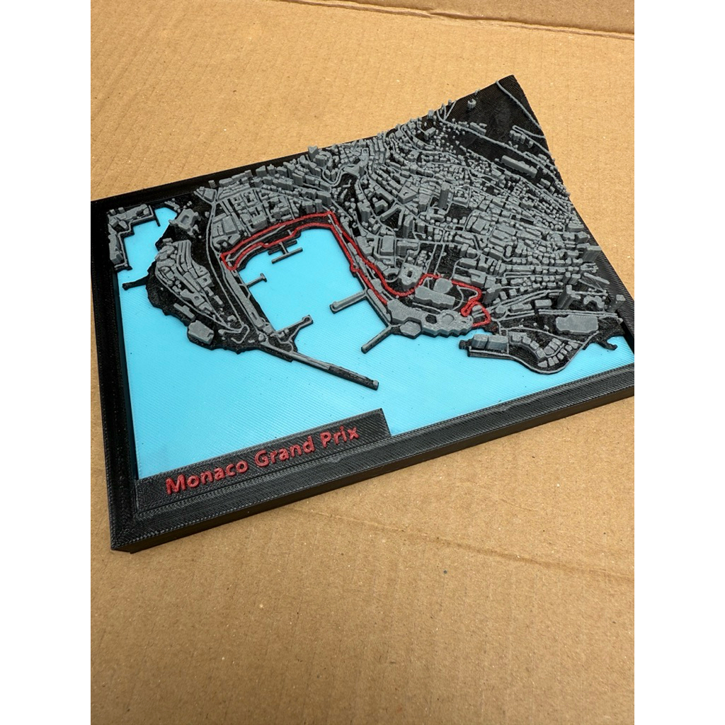 3D printed Monaco F1 Track model, F1 racing model | Shopee Philippines