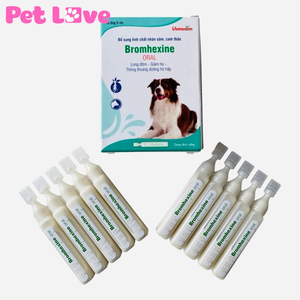 Bromhexine syrup reduces cough and clears phlegm on dogs and cats ...