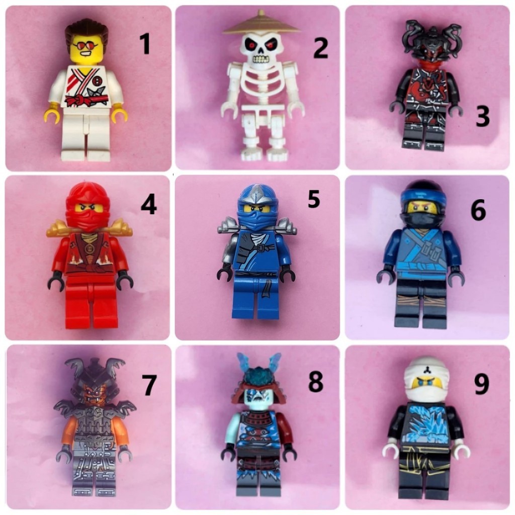 Minifigures Ninjago model 8 (mini ninja) | Shopee Philippines