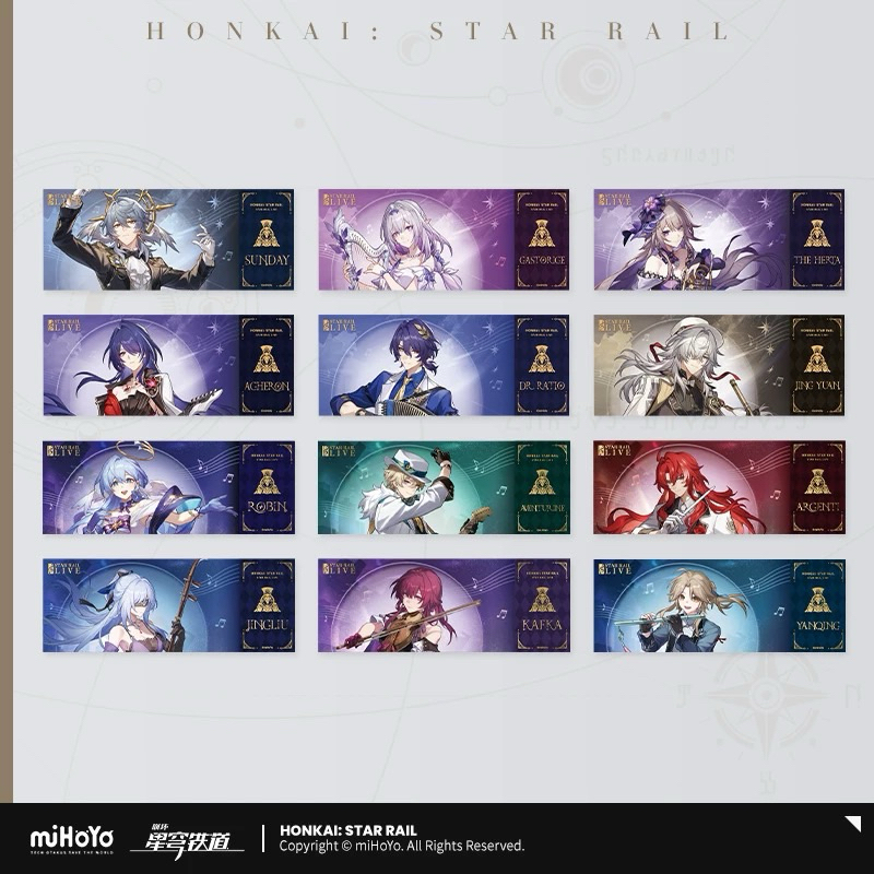 Concert ticket 2025 Sunday/Jingyuan/Ratio/Herta/Acheron official Honkai ...