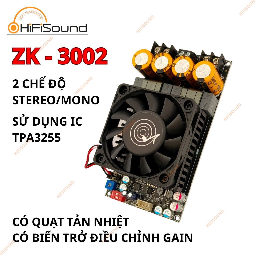 Audio Amplifier Circuit ZK-3002 TPA3255 stereo 300WX2 bridge mono 600W ...