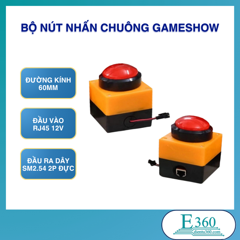 Game show Bell Push Button Set E360 – Speed & Accurate for Every Game ...