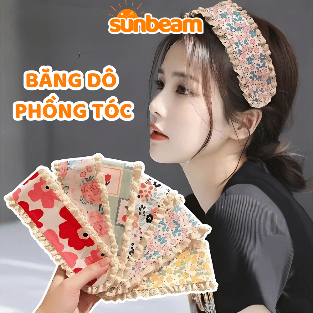 SUNBEAM Hair Fixing Bandage, Volume Up Hairline, Cute Patterned Hair ...