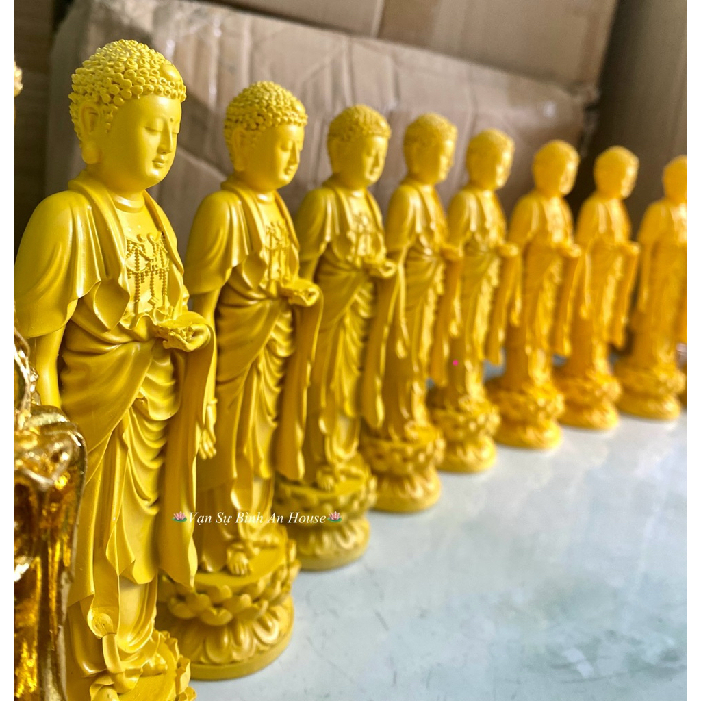 18cm standing Amitabha Buddha statue - pure model, very good general ...