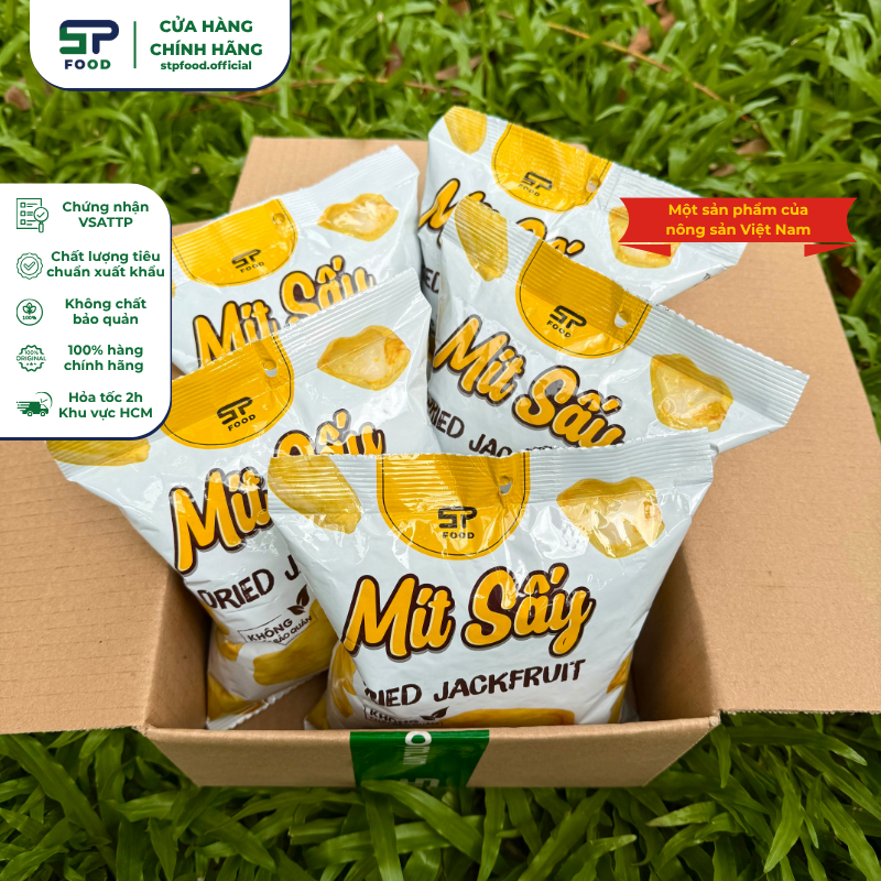 Combo of 5 packs of STP FOOD Dried Jackfruit 35G - Meets export quality ...