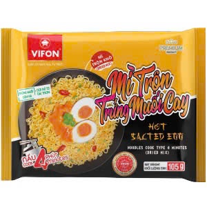 Price Includes VAT - Vifon Spicy Salted Egg Noodles 105g Pack | Shopee ...