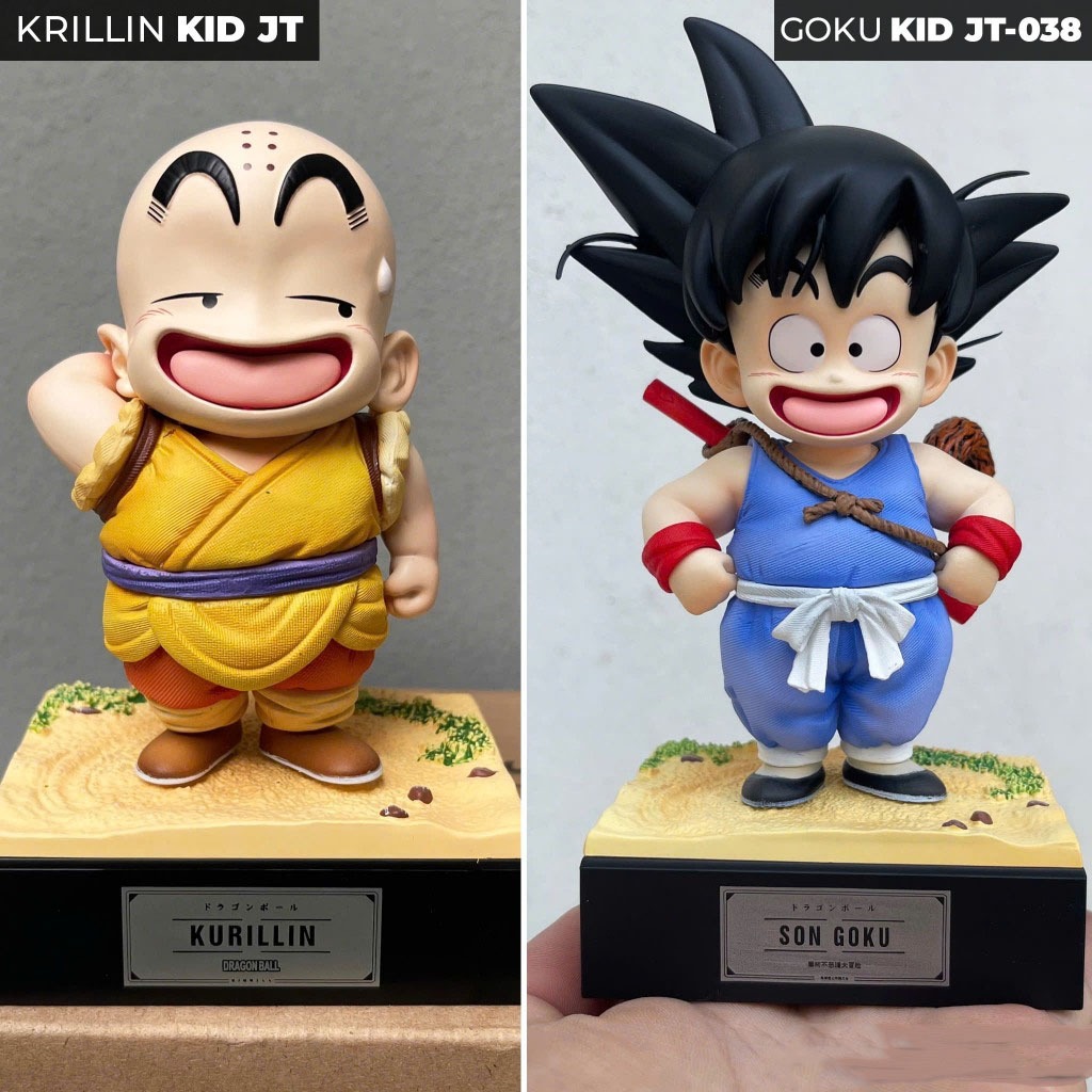 Goku model & Krillin kid jt Studio height 17cm & 13cm childhood goku ...