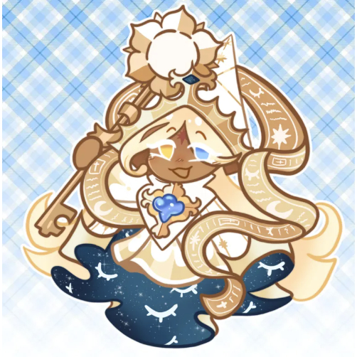 Cookie RUN KINGDOM crk preorder acrylic keychain wawned pure vanilla ...