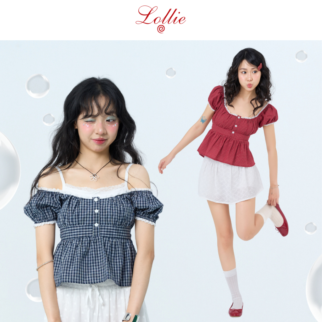 LOLLIE STUDIO - Lacey Top TKA434 | Shopee Philippines