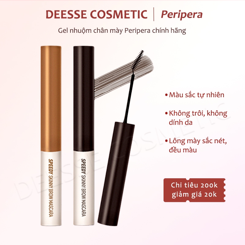 PERIPERA Eyebrow Dye Mascara – Natural Color, Long Lasting, Waterproof ...