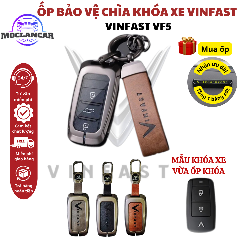 Vinfast VF5 Car Key Cover Vinfast VF5 Electric Vehicle Key Cover Made ...