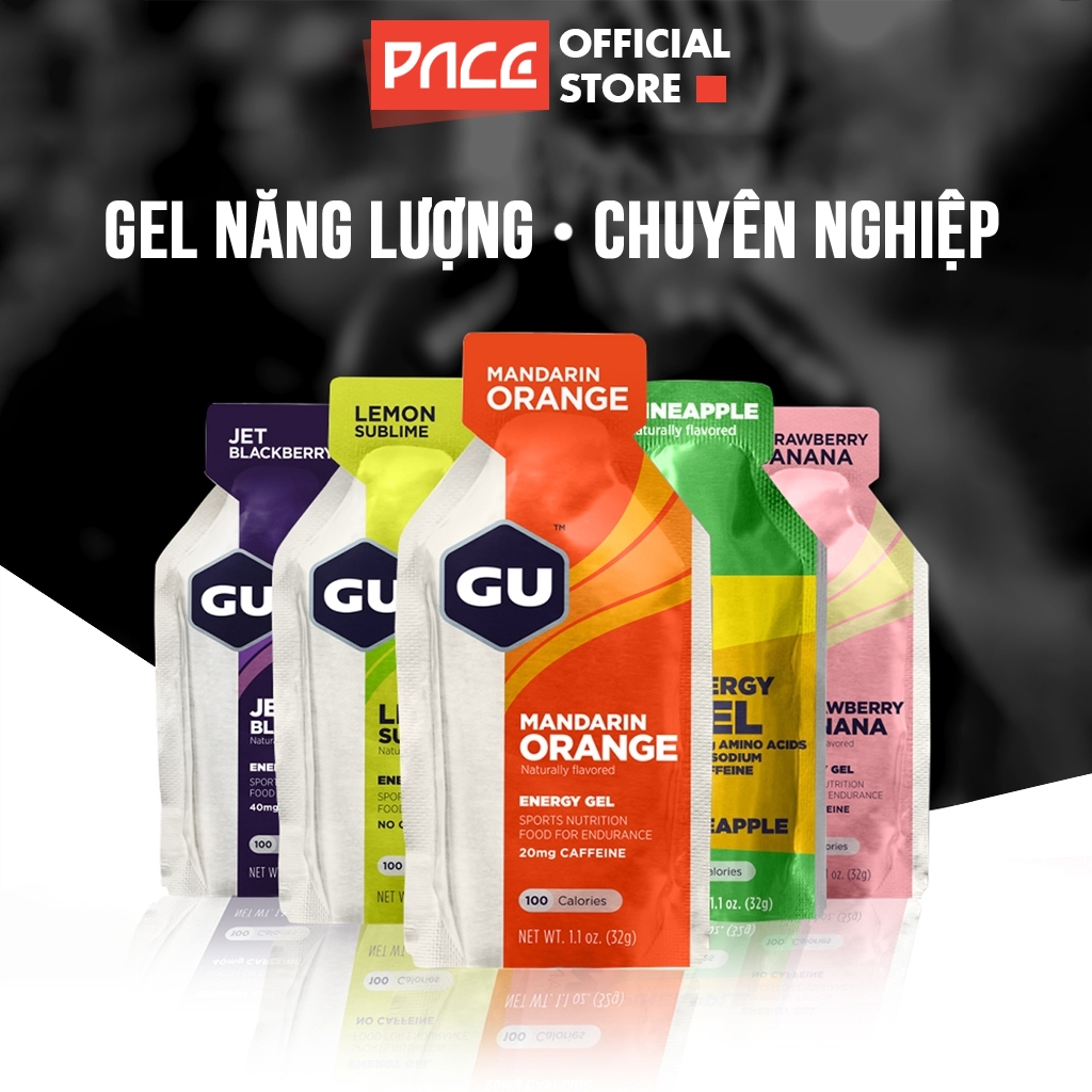 GU Energy Energy gel with many flavors quickly replenishes Energy ...